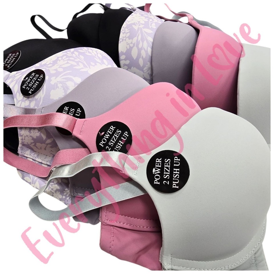 Women Add 2 Cup Sizes Extreme Ultimate Lift Padded Push Up Bra 32B-40C ...