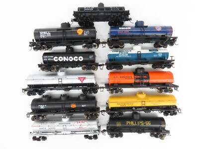 LOT of 11 HO Scale Conoco, Shell, Phillips 66, Plus Single & 3-Dome ...
