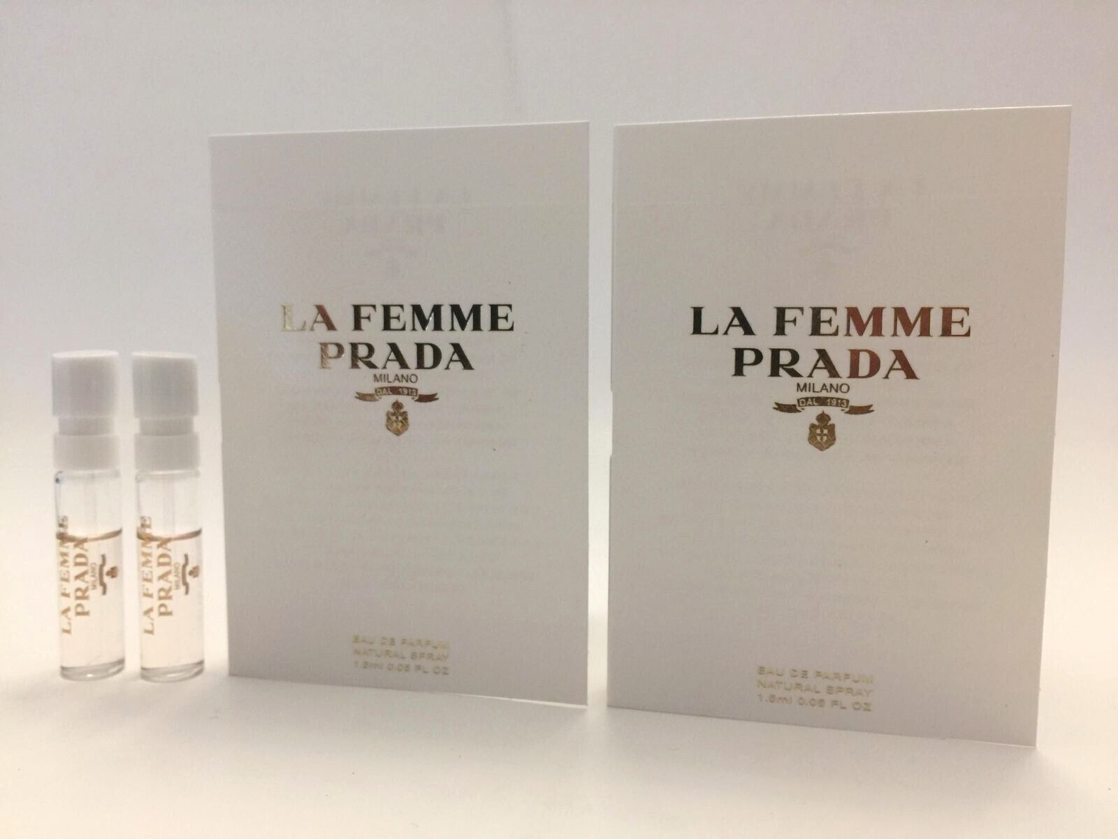 LOT OF 3 PRADA La Femme By Milano EDP Samples SPAIN GORGEOUS FREE GIFT ...