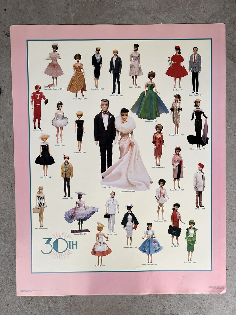 Vintage Barbie Posters