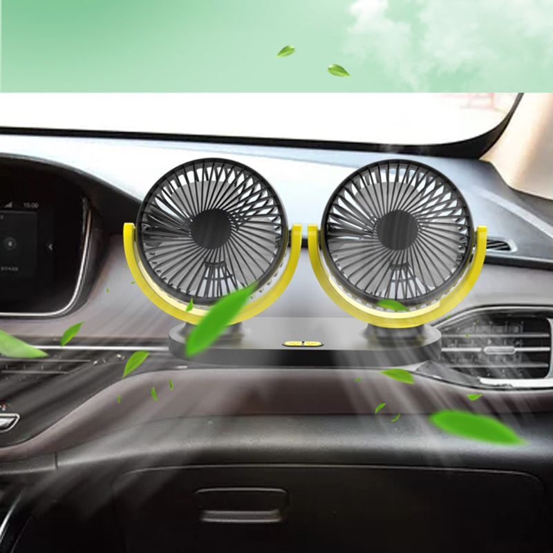 Adjustable Cooling Air Fan Powerful 3 Speed Dashboard Electric ...