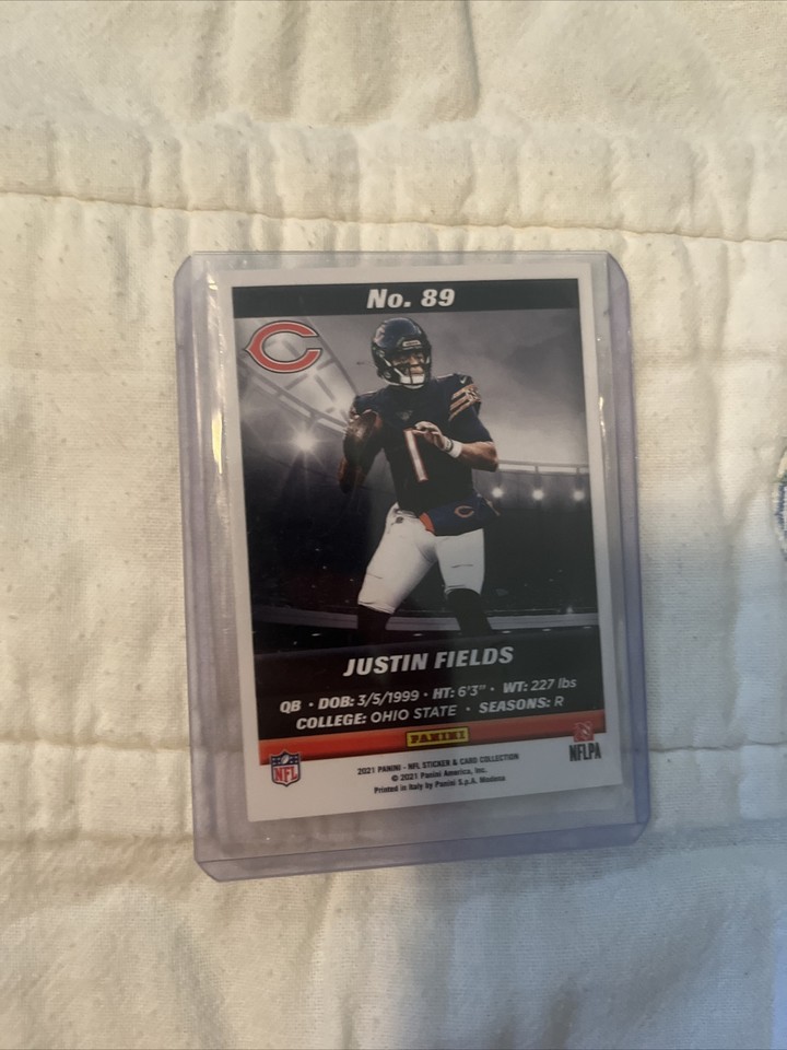 2021 Panini NFL Sticker & Card Collection - #89 Justin Fields (RC) | eBay