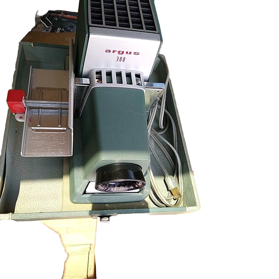 Argus 300 Vintage Projector Model 3 III Slide Projector Working ...