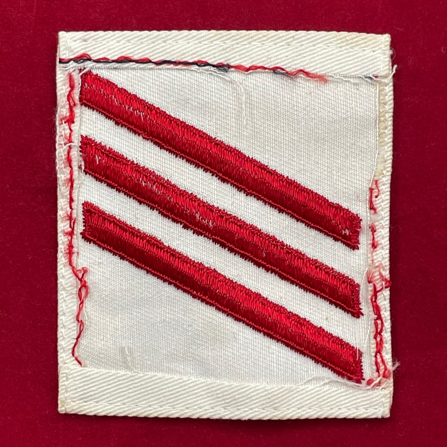 U.S. Navy Fireman FN E3 White Cotton Twill Rating Rank Patch - NOS | eBay