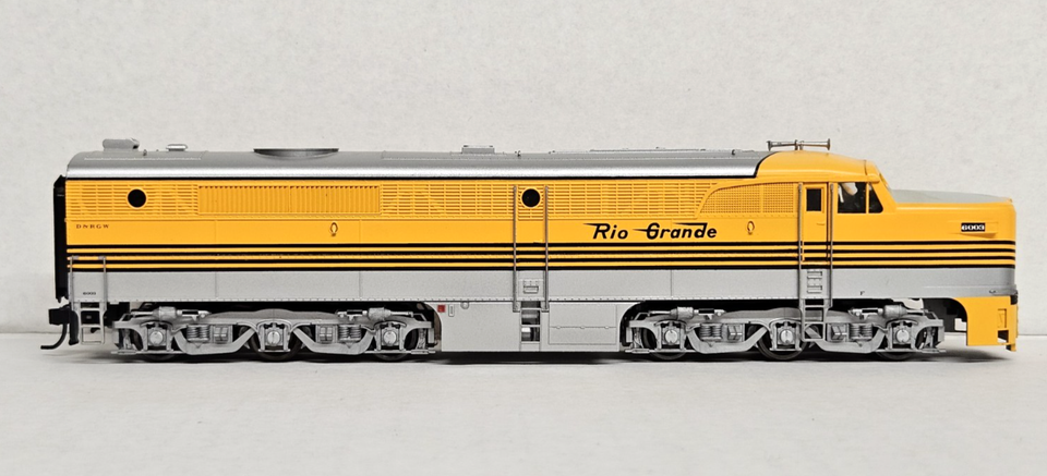 HO Scale Rio Grande D&RGW Mars Light ALCO PA Diesel Locomotive 6003 ...