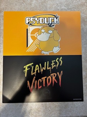 GameStop Psyduck MK Flawless Victory Promo Poster Pokémon Mortal Kombat ...