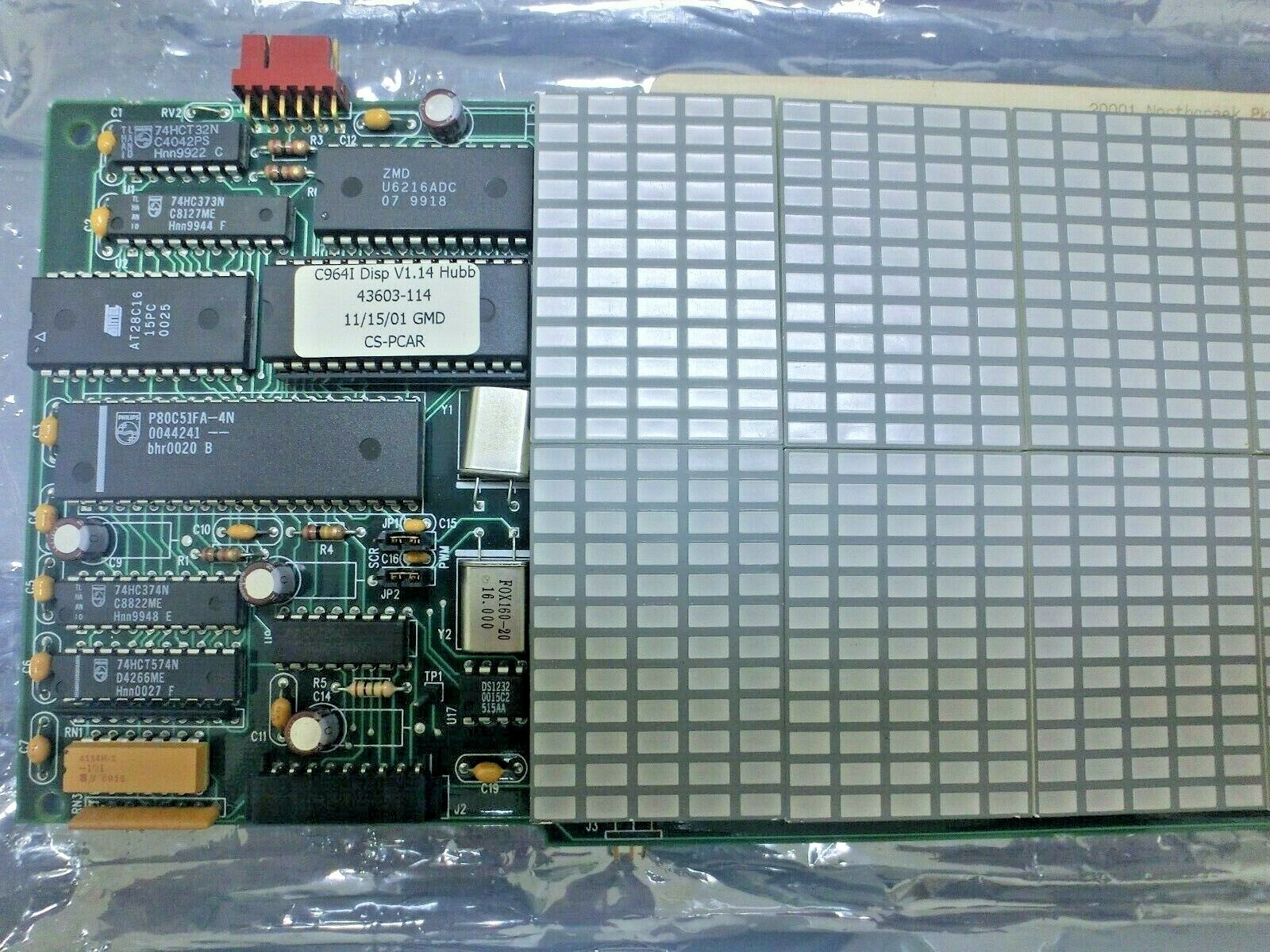 Precor Treadmill 43632-106 Assy Upper PCA&SW,C964I Hubb Board,Unused ...