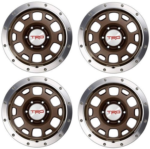 x4 OEM TRD 16" Off-Road Beadlock-Style Bronze Rims '05-'23 Tacoma & FJ ...