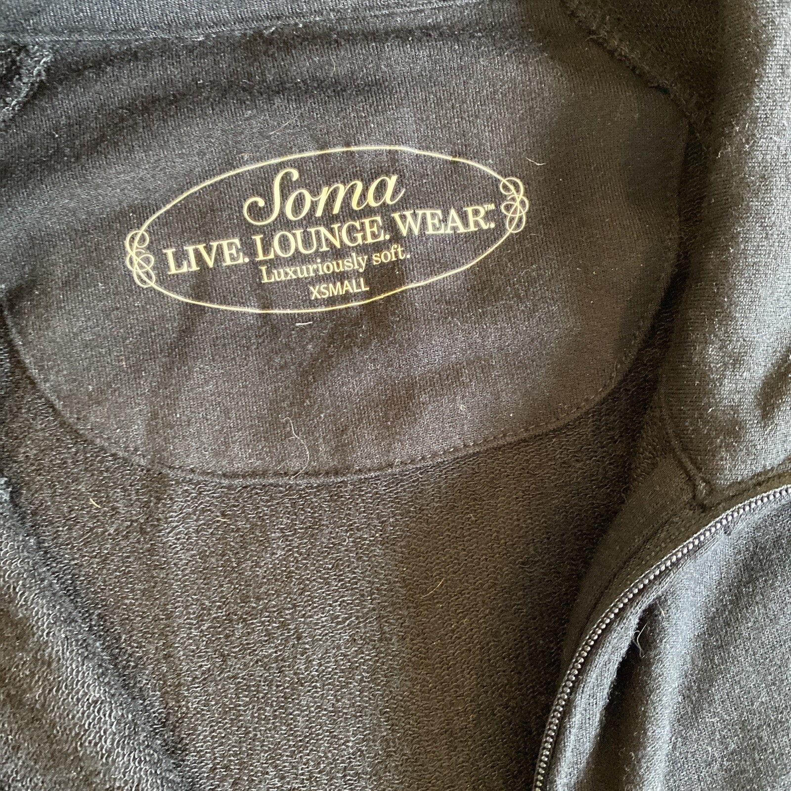 Soma Loungewear Lot Of 2 Size XS Hoodie Dress Zip Up Tunic Super Soft ...