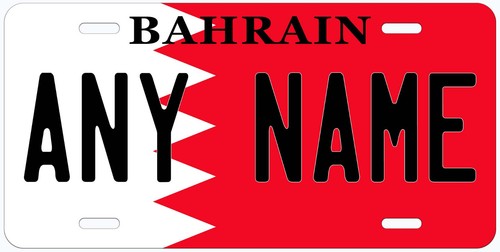 Bahrain Flag Any Name Personalized Novelty Car License Plate | eBay