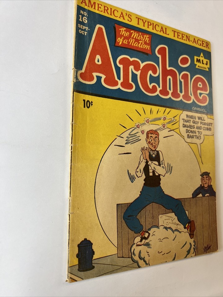 ARCHIE COMICS #16 EARLY ARCHIE 1945 MLJ Comics | eBay