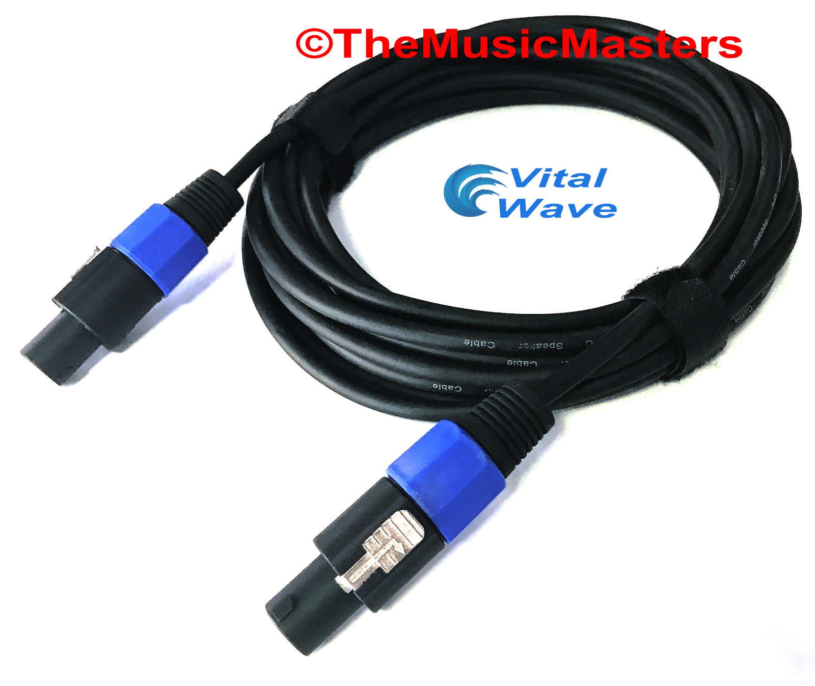 50' ft 14ga Speakon Amp to SPEAKER CABLE WIRE Premium Pro Audio PA DJ ...