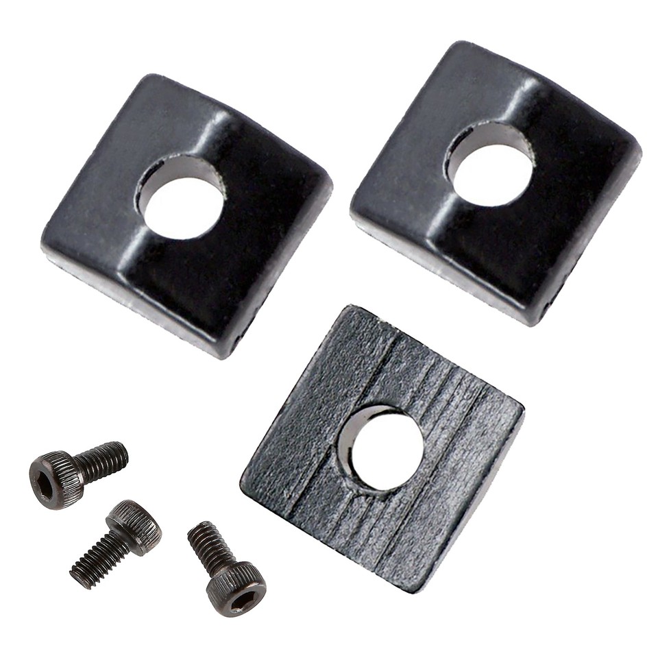 3Pcs Black Nut Blocks Clamp and Screws Kits For Electric Guitar Tremolo ...