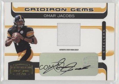 2006 Donruss Gridiron Gear Rookie Gems Signatures /50 Omar Jacobs #214 ...
