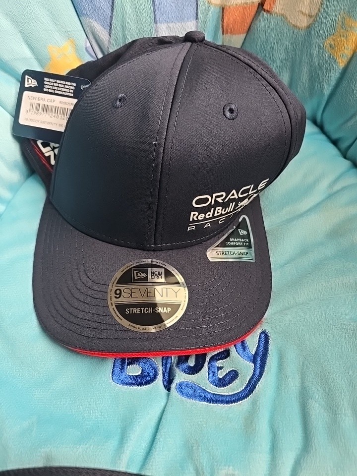 Oracle Red Bull Racing Stretch Snap Cap 9seventy 2025 New Era Hat Navy ...