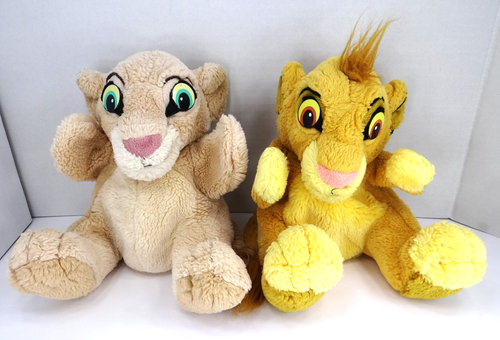 Applause Vintage Disney The Lion King Simba & Nala Hand Puppet Plush 7. ...