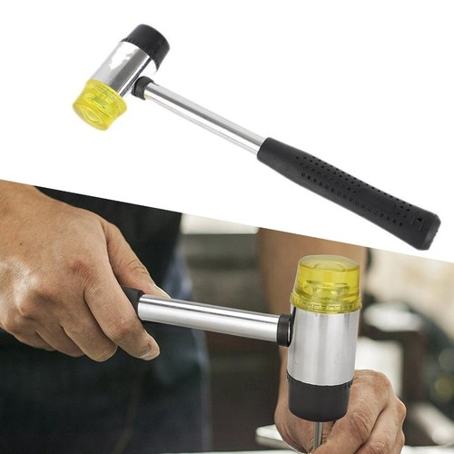 25mm/30mm/35mm Round Head Hammer Rubber Hammer Nylon Head Mallet Double ...