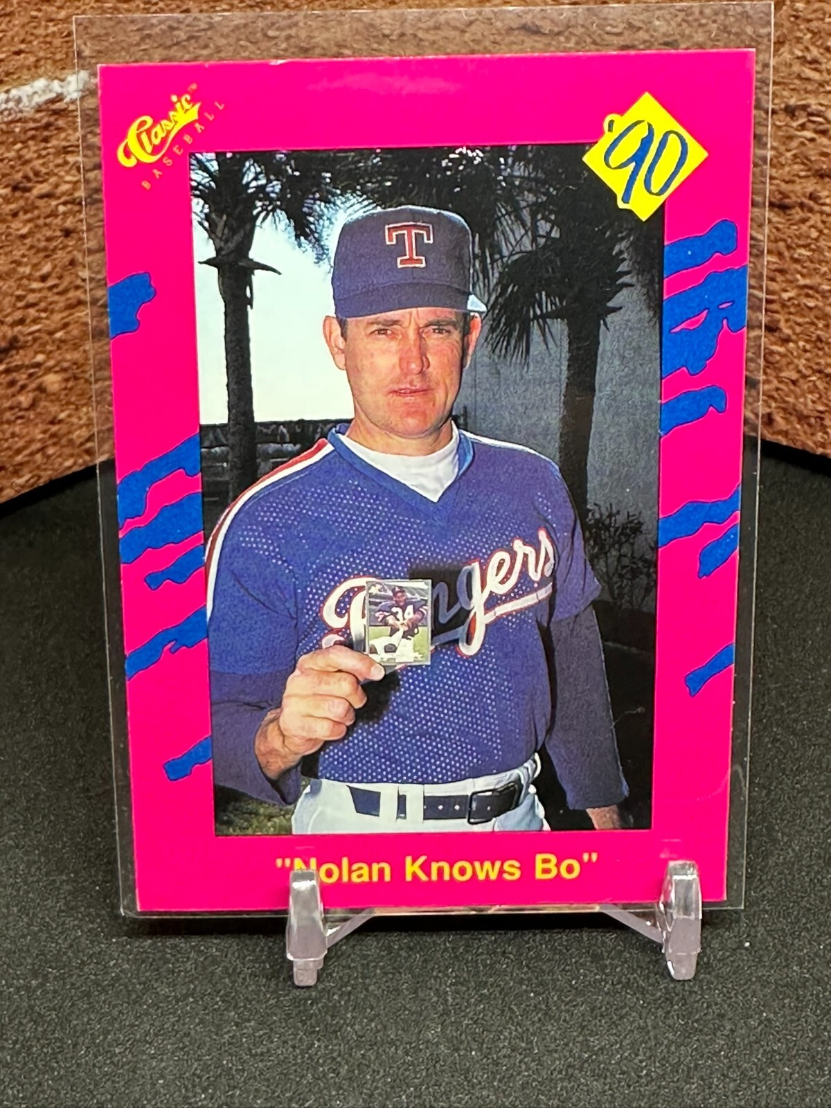 1990 Classic Update Pink Travel Edition - #T26 Nolan Ryan - Nolan Knows ...