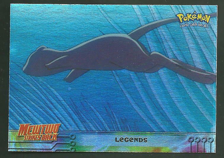 Topps Pokemon Mewtwo Strikes Back Trading Card #1 Legends Foil Hologram ...
