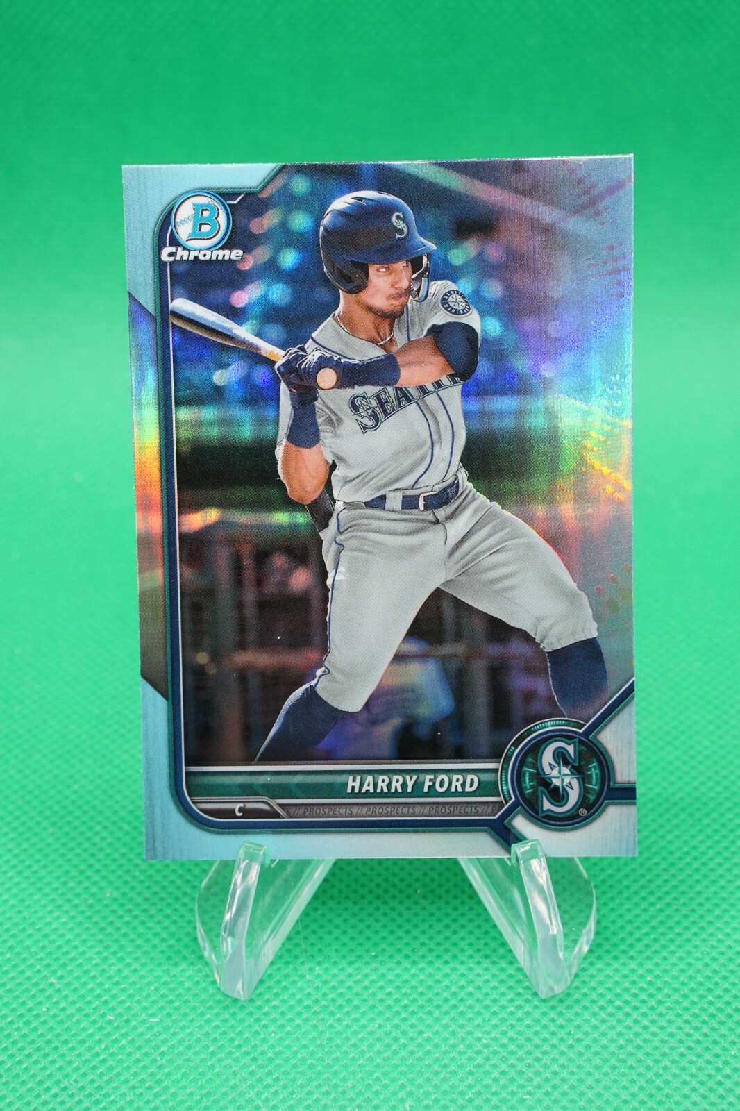 2022 Bowman Draft Base Chrome Sky Blue Refractor #BDC-137 Harry Ford ...