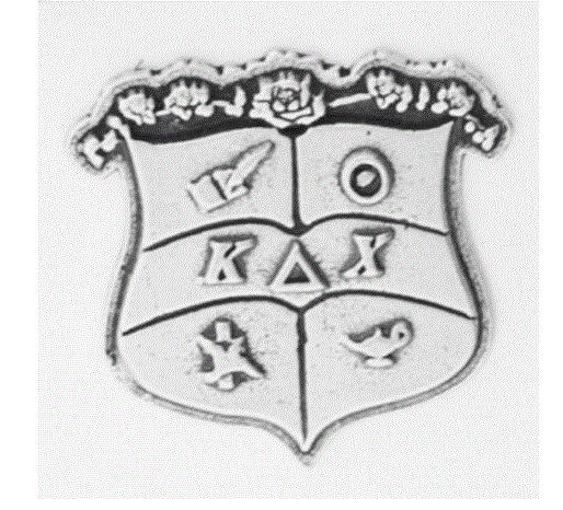Kappa Delta Chi Pewter (Lead Free) Crest 3D, Raised, 1.5" Tall NEW MADE ...