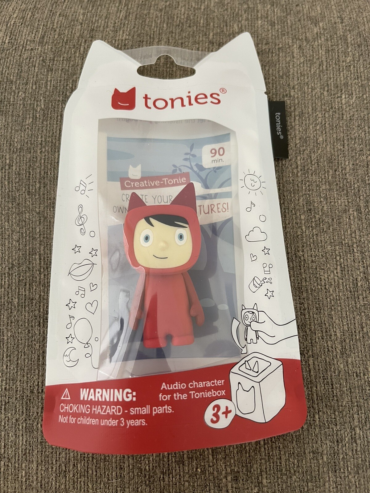 👦🏻 Red Light Creative Recordable Tonies Figure For Toniebox Players👦🏻 ...