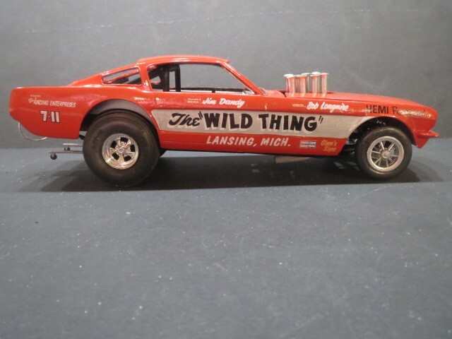 Wild Thing 66' Mustang AWB 1/25 Resin Body & Decal from Fremont Racing ...