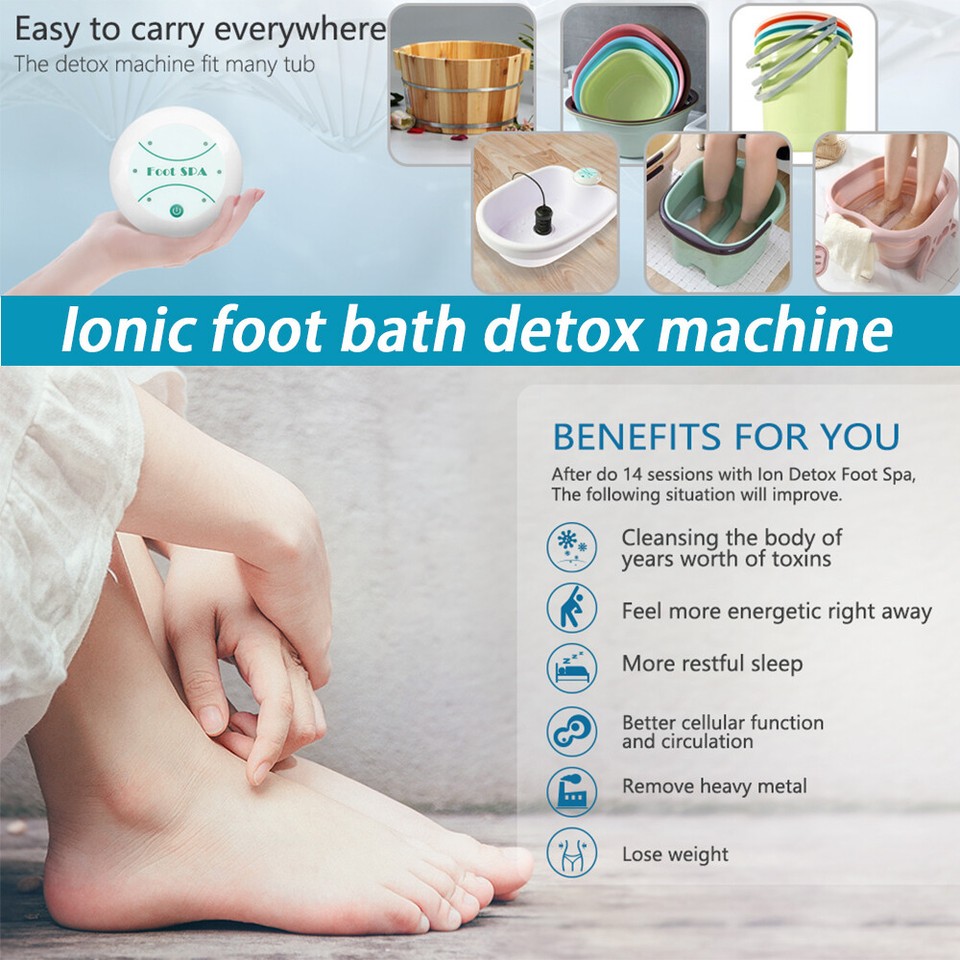 Ionic Foot Bath Detox Machine Ion Heavy Metal Detox Cleanse System for ...