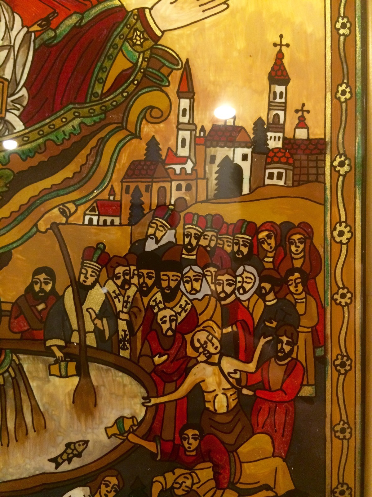 Orthodox Icon - Mother of God of the Life-Giving Spring - Hand Painted ...