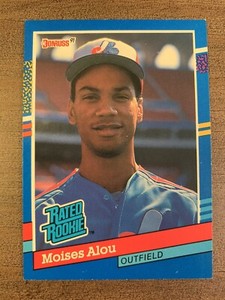 MOISES ALOU RC RATED ROOKIE 1991 DONRUSS #38 BASEBALL CARD - MONTREAL ...