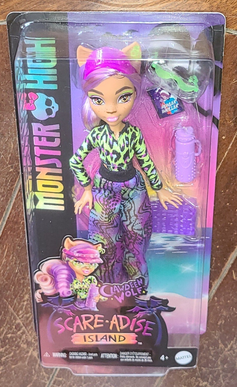 Monster High SCARE-ADISE ISLAND 11" CLAWDEEN WOLF Doll (2023, Mattel) # ...
