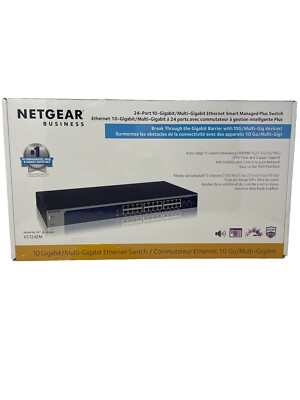 Netgear 24-Port 10-Gigabit Switch (XS724EM-100NAS) 606449129465 | eBay