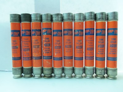 Nice Lot Gould Shawmut A6D20R 20 Amp Time Delay Fuse Buss LPS RK 20SP ...