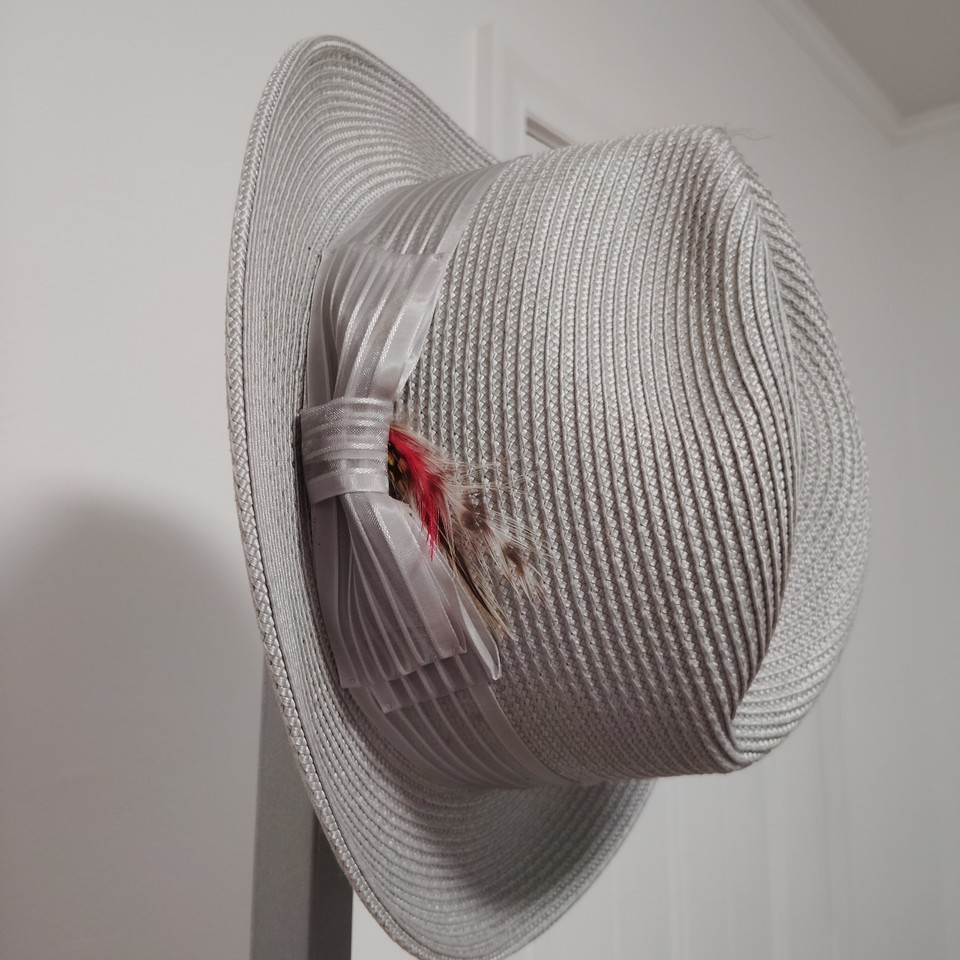 BRUNO CAPELO JULIAN JU909 Silver Men's Summer Spring Braid Straw Style ...