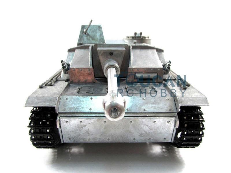 Almost 100% Metal Mato 1/16 Stug III RC KIT Tank Infrared Barrel Recoil ...