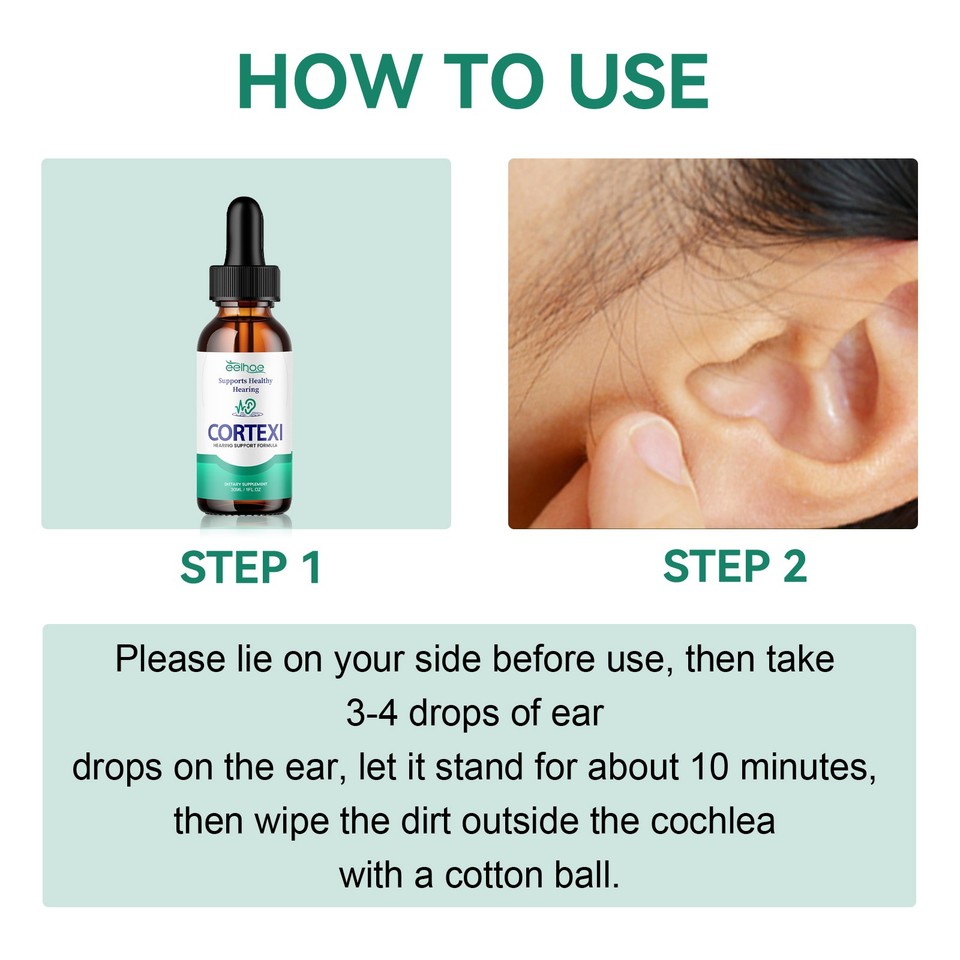 Ear Drops for Tinnitus, Relief for Ringing Ears Drops, Ear Ringing ...