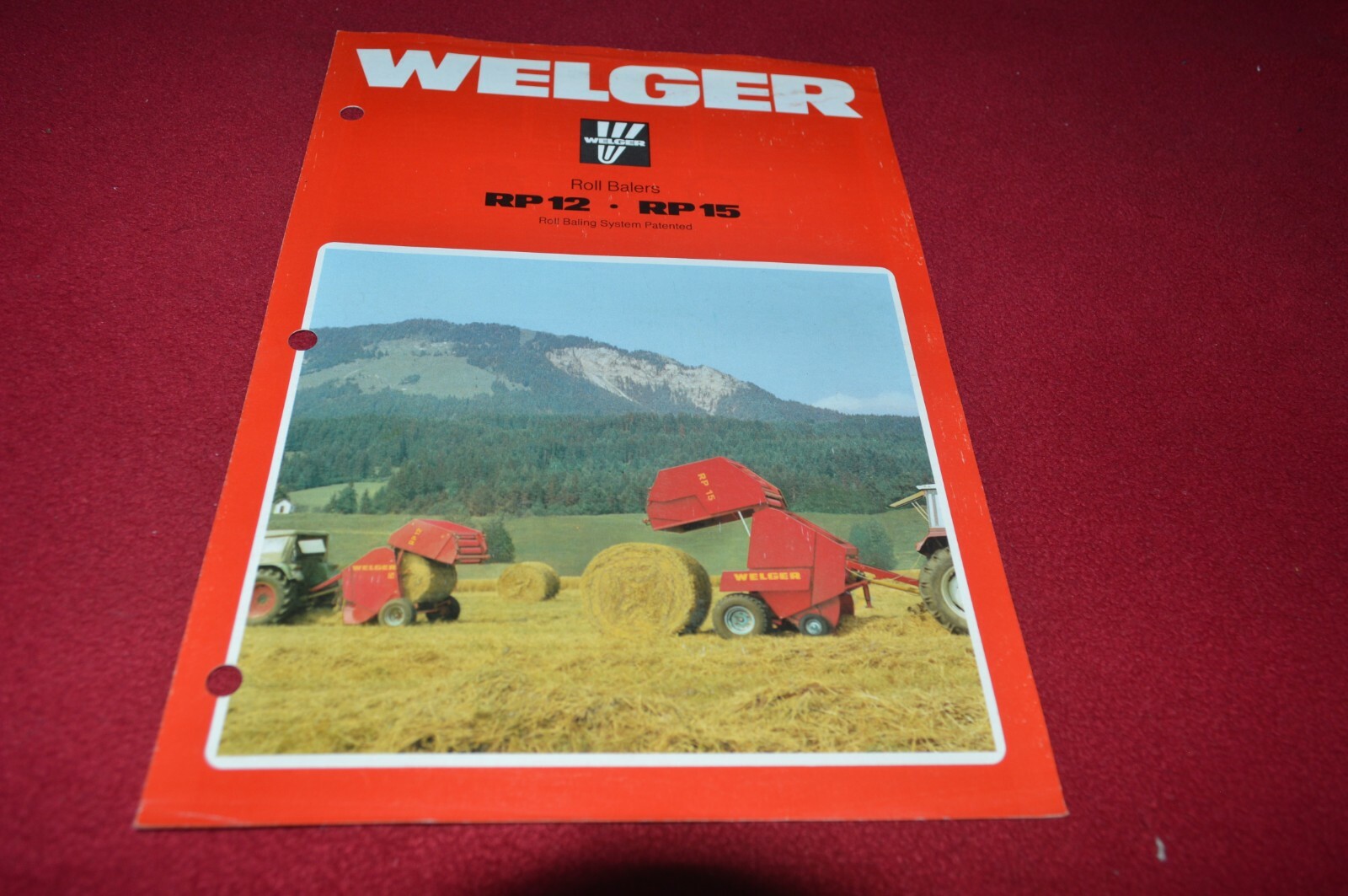 Welger RP12 RP15 Round Baler Dealers Brochure CDIL | eBay