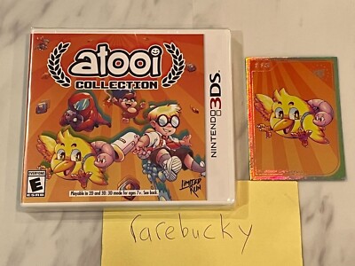 Atooi Collection (Nintendo 3DS) NEW SEALED W/CARD, RARE & MINT, LRG! | eBay