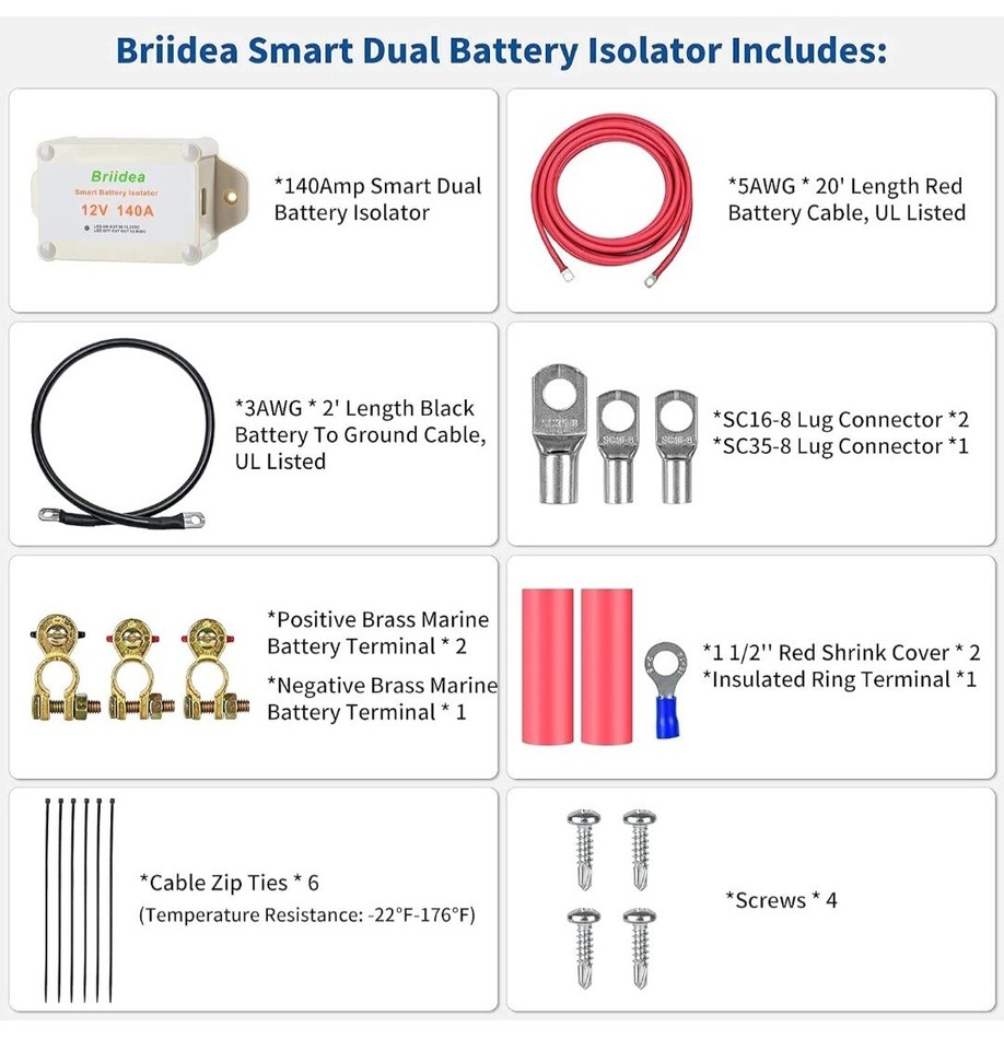 HCB-01 Dual Battery Smart Isolator Kit, Brand New! | eBay