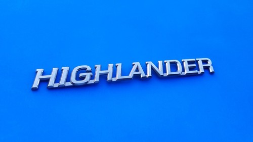 01 02 03 04 05 06 07 TOYOTA HIGHLANDER REAR EMBLEM LOGO BADGE SYMBOL ...