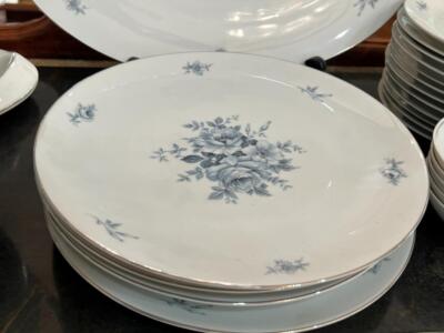 Johann Haviland Bavaria Germany Blue Bouquet Platinum Eva Zeisel ...