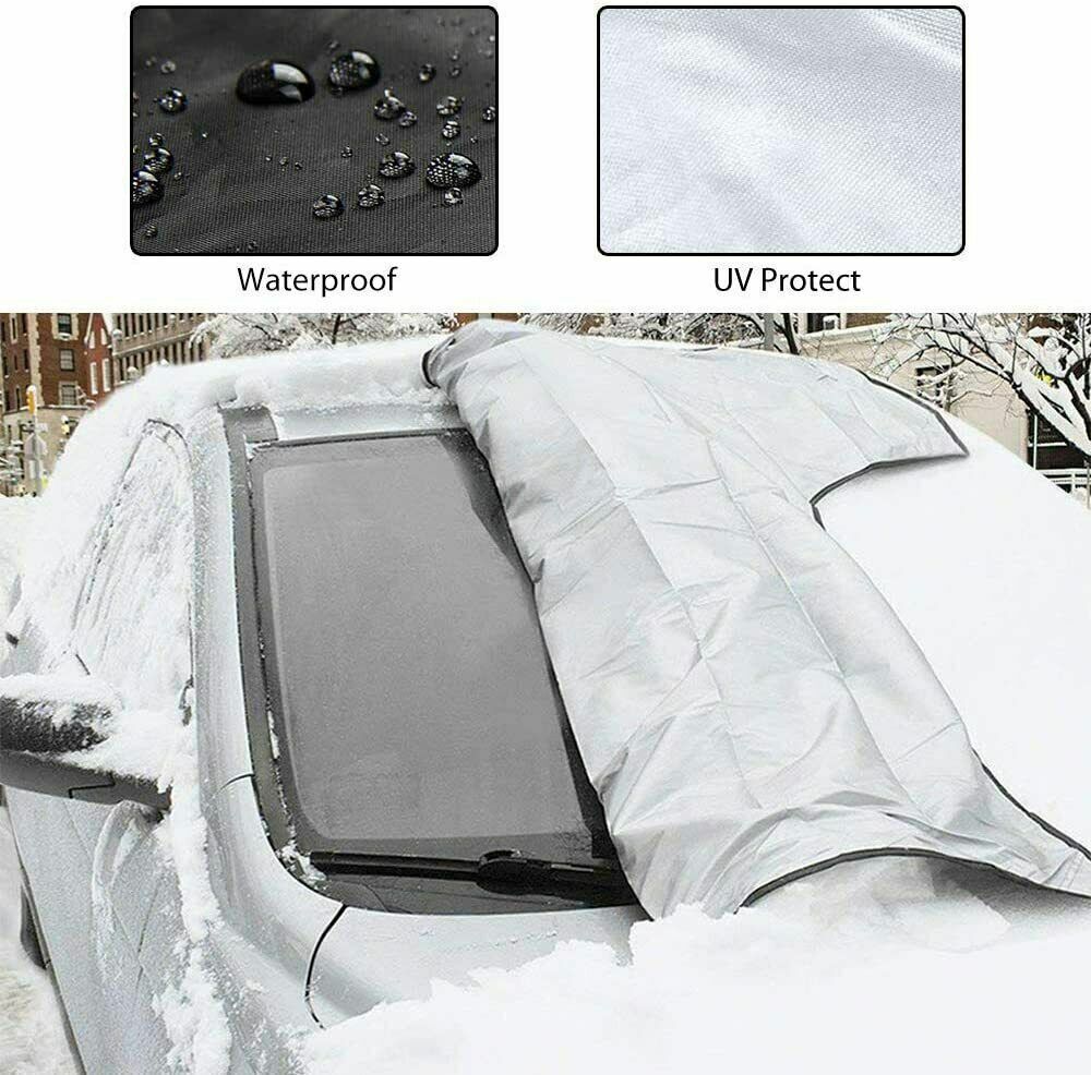 Magnet Car Tarp Snow Protect Cover Windshield Ice Sun Frost Protector ...