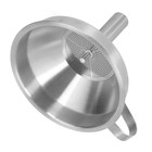Kitchen Large Funnel Comfortable Grip Stainless Steel Funnel Stable For ...