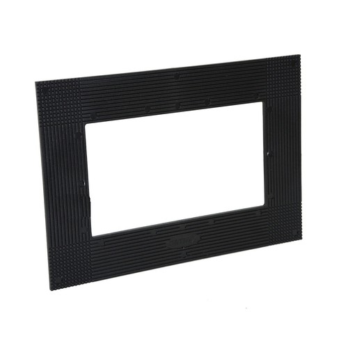 Car Radio Stereo Double Din Install Trim Ring 1/2" Border ABS Plastic ...