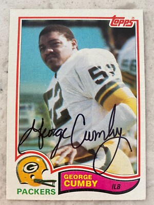 George Cumby signed GREEN BAY PACKERS card 1982 Topps | eBay