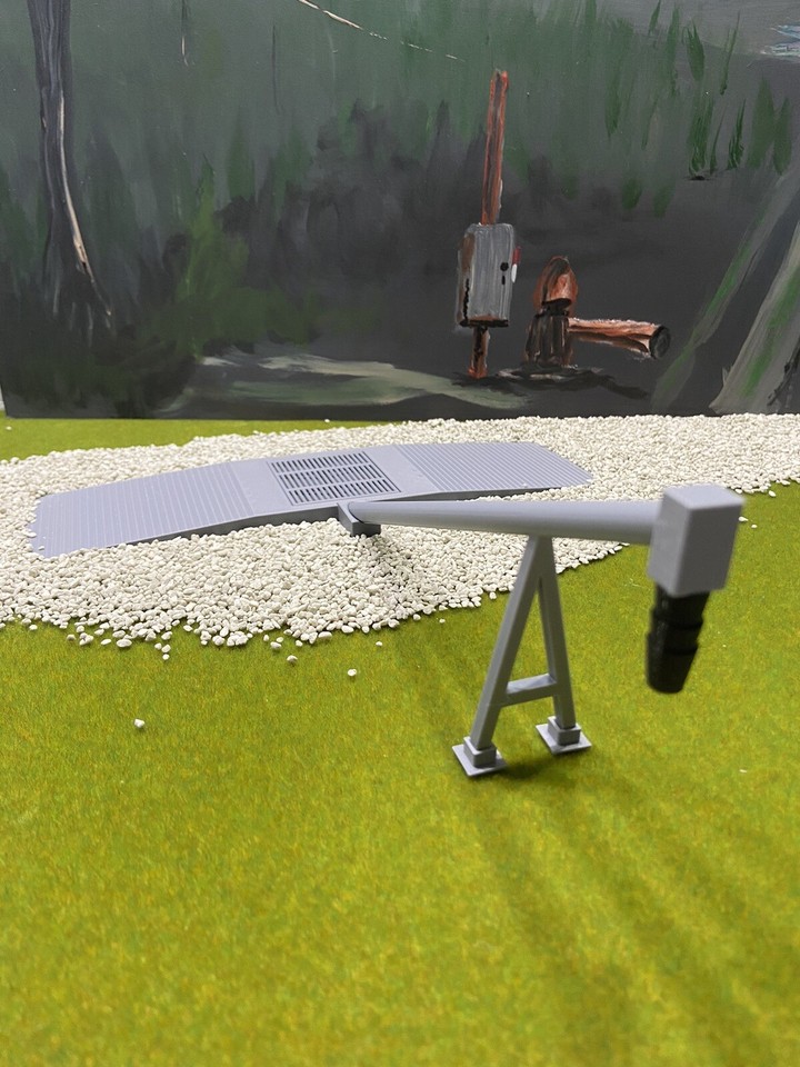 1/64 Scale Grain Dump Drive Over Pit With Auger + Removable Grate For ...