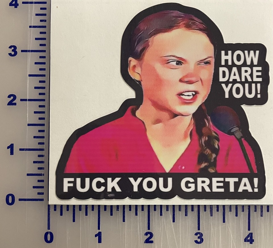 How Dare You F YOU Greta Thunberg funny meme drift jdm car sticker ...