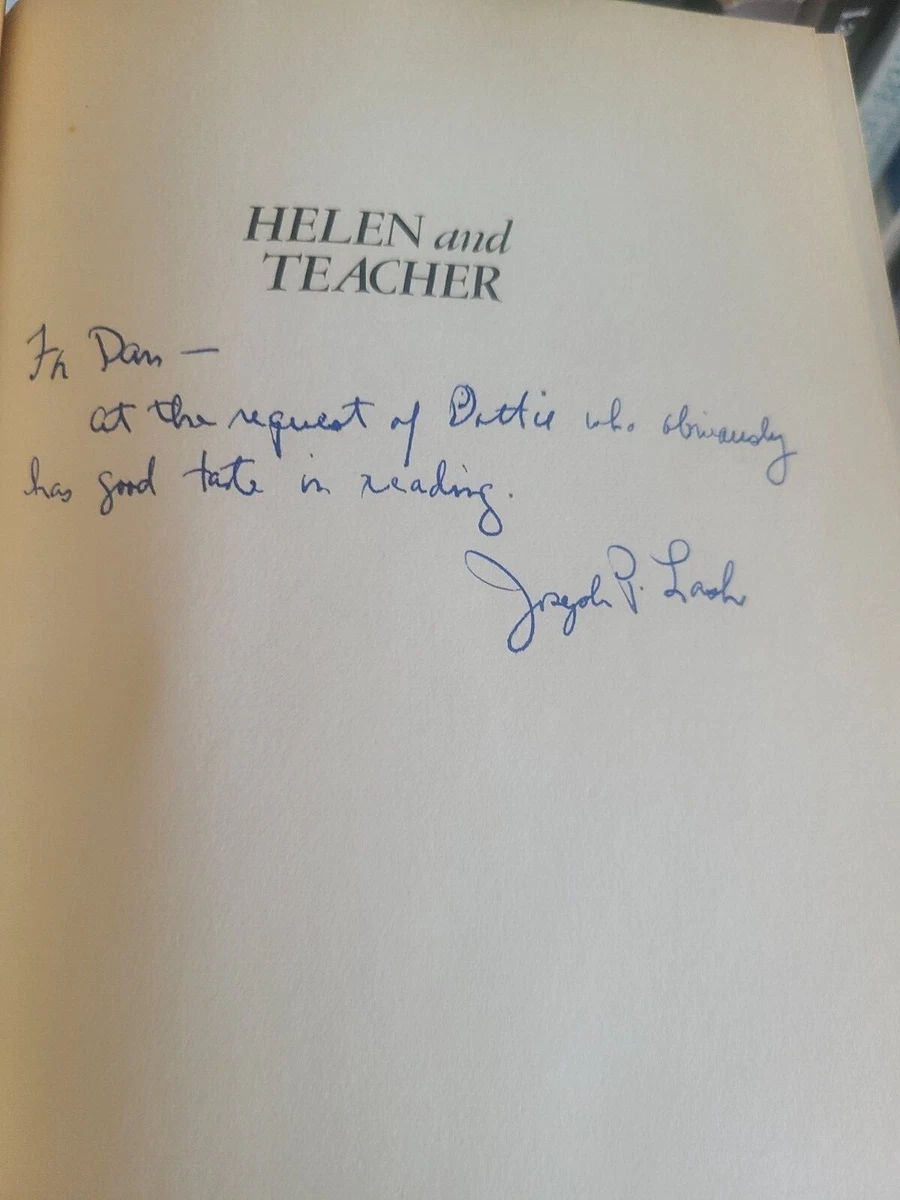 Helen And Teacher Joseph P Lash