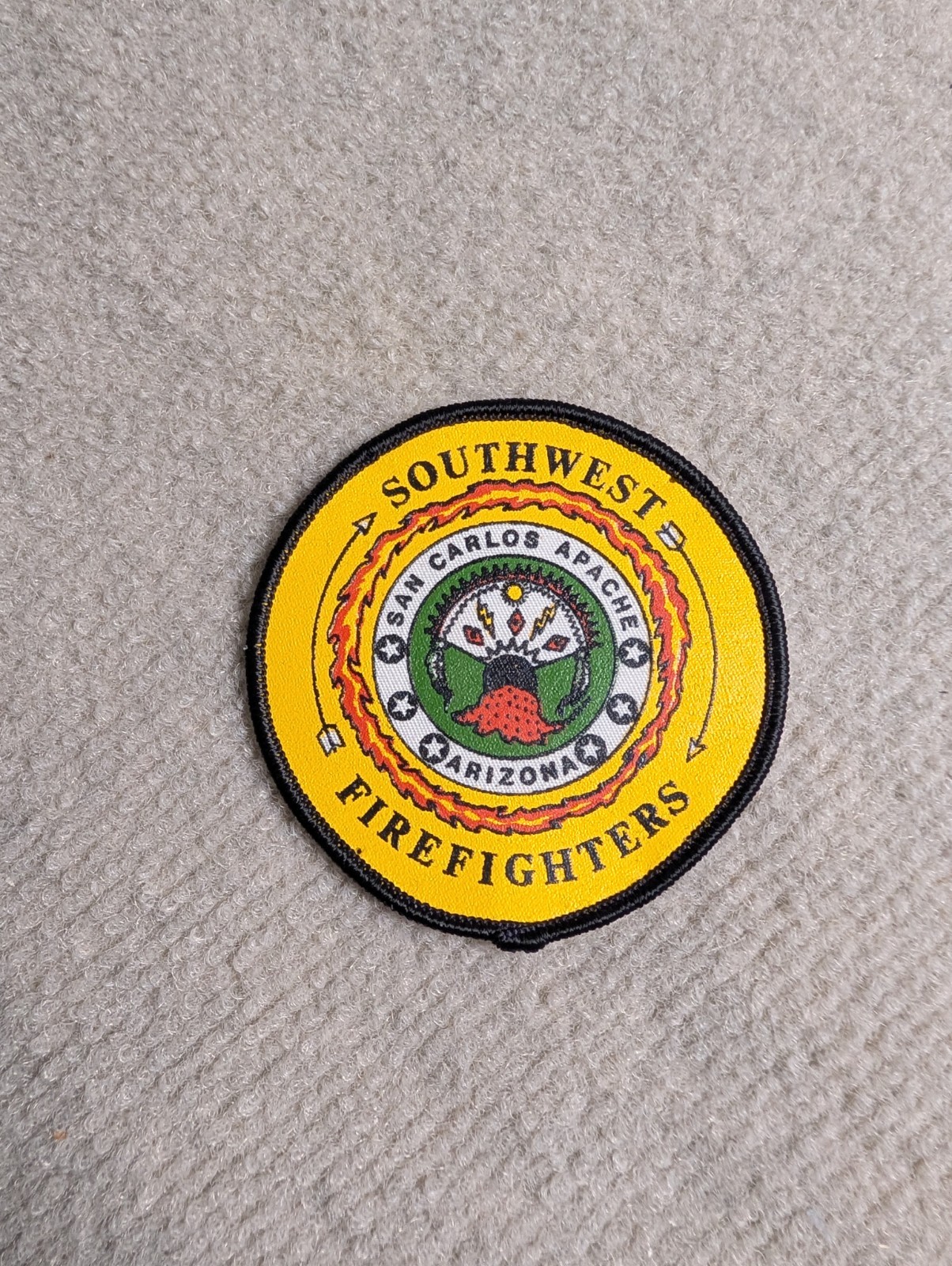 San Carlos Apache Firefighters Patch Arizona Tribal Southwest Fire ...