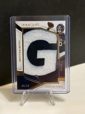 2025 Immaculate Caleb Williams Sideline Towel Patch /15 Bears | eBay